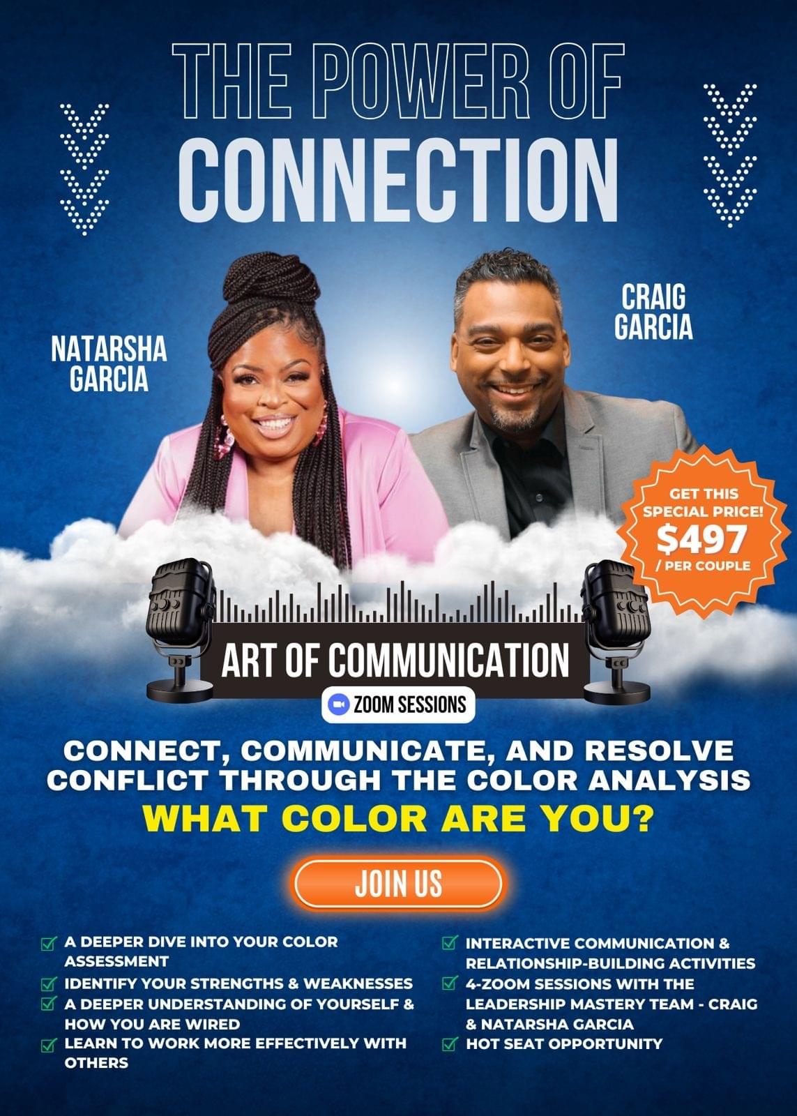 THE COLOR CONNECTION with Craig & Natarsha Garcia